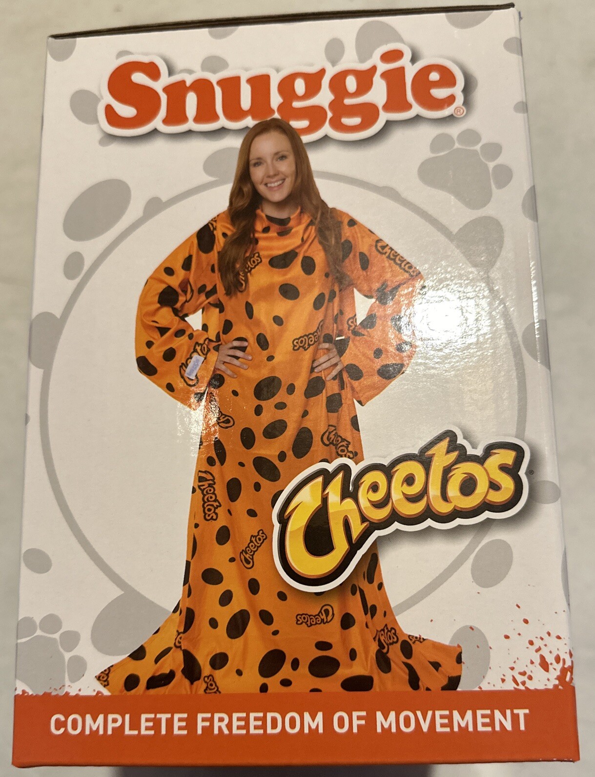 Snuggie Cheetos Wearable Soft Fleece Blanket Sleeves Christmas Gift ...