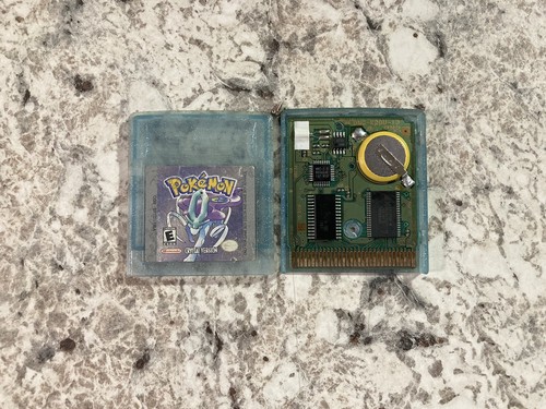 Pokemon: Crystal (Game Boy Color, 2001) GBC Authentic w/ New Battery ...