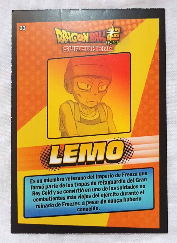 2022 DRAGON BALL SUPER: SUPER HERO #23 LEMO BANDAI PERU Trading Cards ...