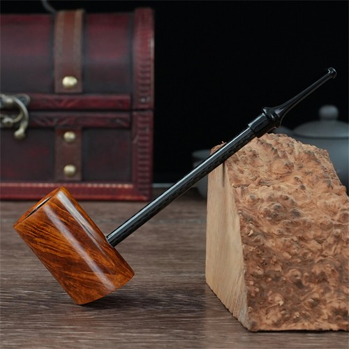 Classic Sailor Pipe Handcarved Briar Wooden Pipe Straight Smooth ...