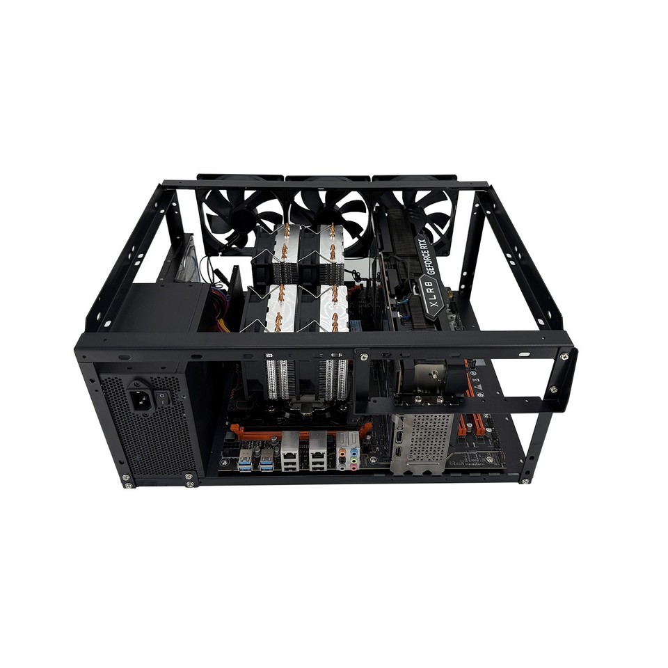 E02 Stackable Open Air Test Bench DIY PC chassis Fits ATX E-ATX X79 X99 ...