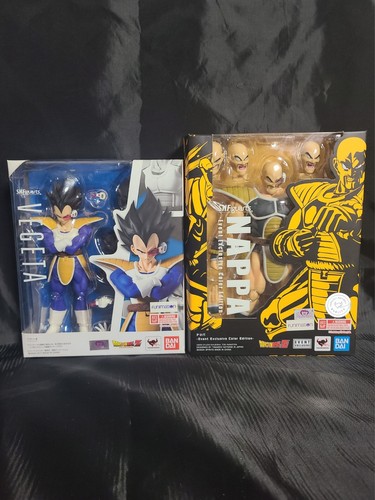 S.H. Figuarts SCOUTER VEGETA, NAPPA (SDCC 2021) Dragon Ball Z Tamashii ...