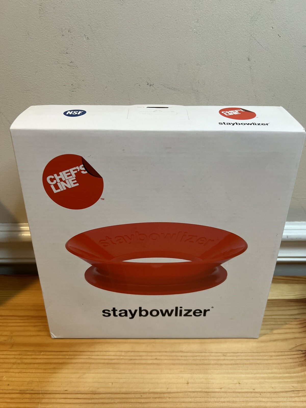 Staybowlizer Chef's Line Universal Tool Secures Bowls Red B3 for sale ...