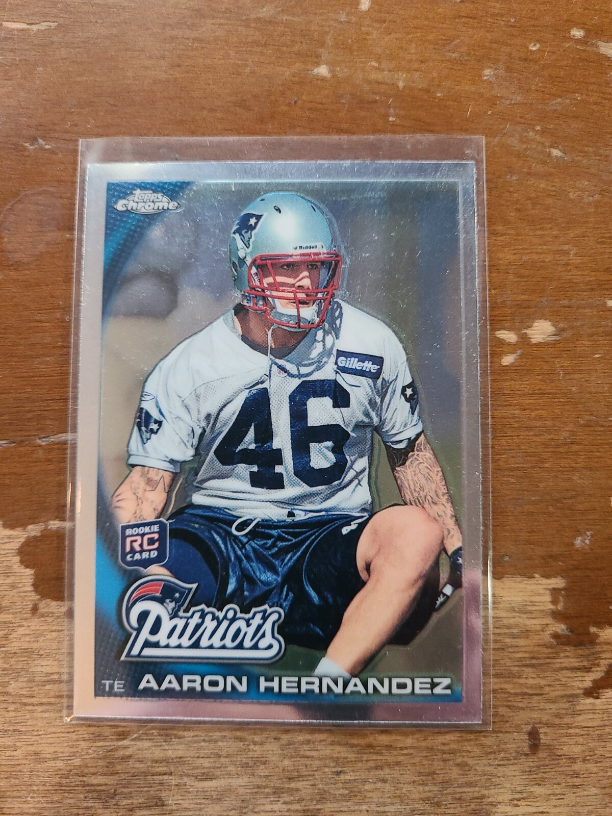 AARON HERNANDEZ 2010 TOPPS CHROME ROOKIE #C87 NEW ENGLAND PATRIOTS | eBay