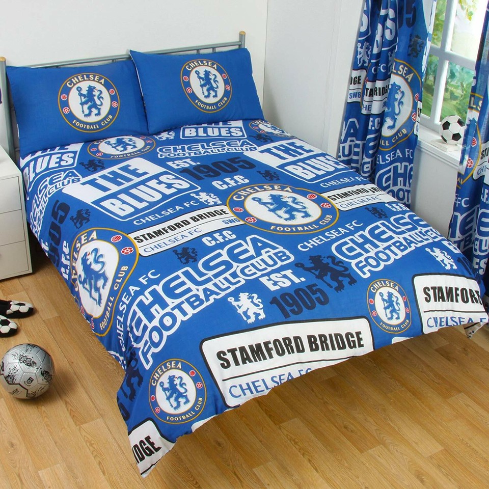 ARSENAL BARCELONA CHELSEA & MORE FC COVER SINGLE DOUBLE DUVET OFFICIAL ...