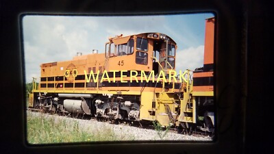 CP08 TRAIN ENGINE LOCOMOTIVE 35MM SLIDE RAILROAD G&W 45 RETSOF, NY 1986 ...