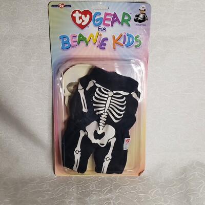 TY Gear For Beanie Kids Skeleton Halloween Costume In Original ...