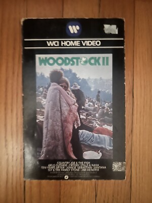 WOODSTOCK II VHS Big Box WCI Home Video 1979 VERY RARE | eBay