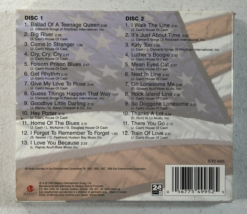 Johnny Cash - Country Legend (2-CD Box Set, 2004) | eBay
