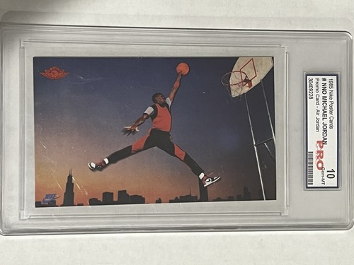1985 Nike Promo Poster Card Michael Jordan Rookie Gem Mint 10 PRO | eBay
