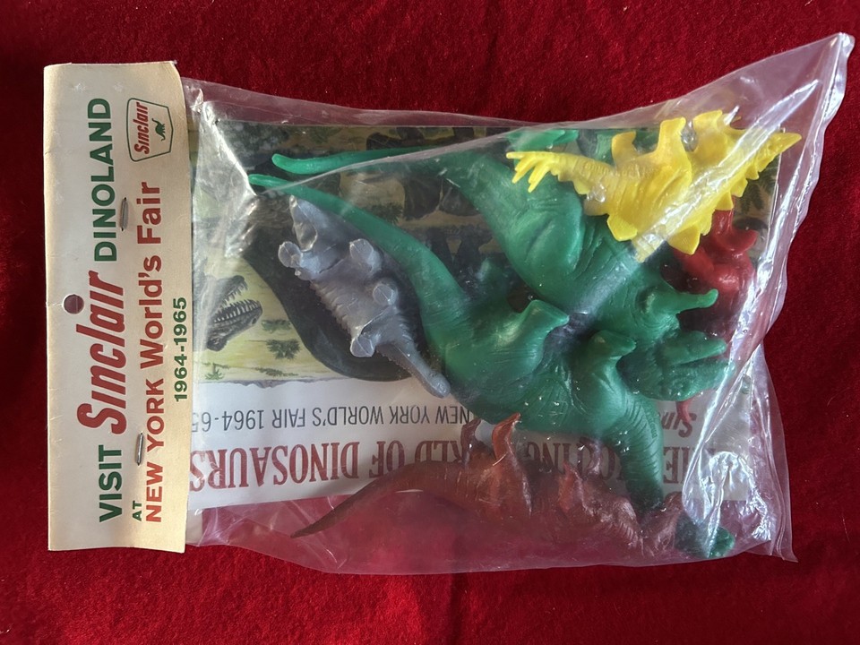 1964-65 NY Worlds Fair Sinclair Oil Dinoland Dinosaurs New | eBay