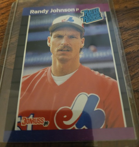 Randy Johnson RC Lot Of 3 : 89 Donruss #42; 89 Fleer #381; 89 Topps ...