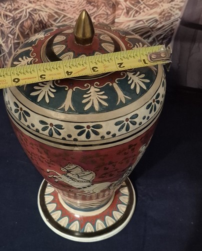 Antique Vintage Japanese Rare ERN Vase Horse & Buggy 6-inch X12in ...