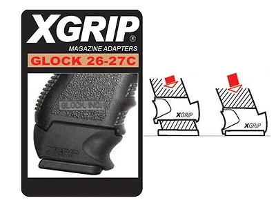 for Glock X-Grip Mag Magazine Grip Extender | Grelly USA
