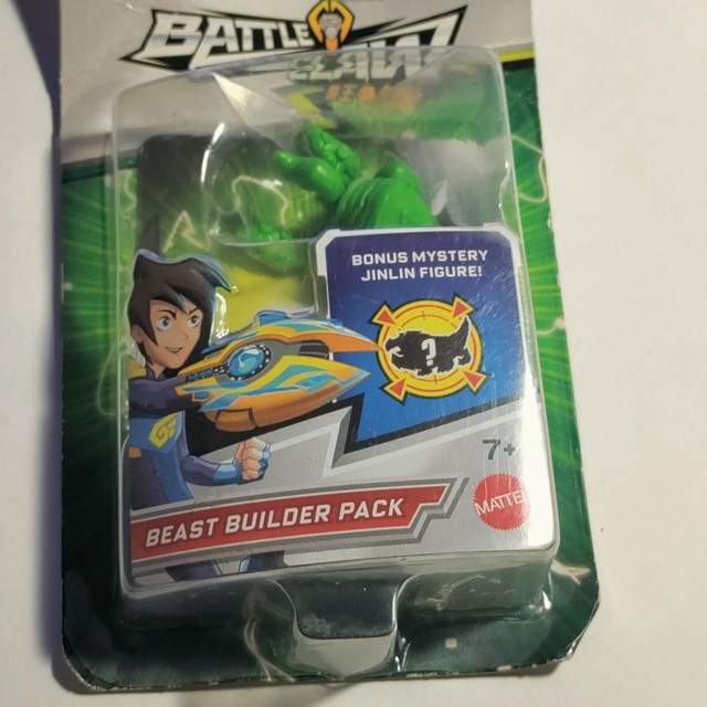 2017 Battle Claw Beast Builder Bonus Mystery Jinlin Figure 1 Card & 2 ...