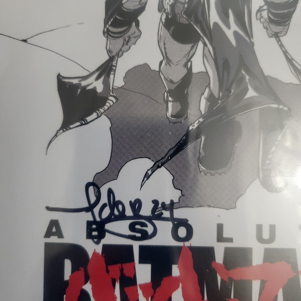 DC COMICS ABSOLUTE BATMAN #1 B&W CGC 9.8 SS SIGNED JAVIER FERNANDEZ AKIRA HOMAGE | eBay