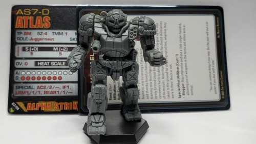 Battletech 1x Atlas Inner Sphere Direct Fire Lance Force Pack Catalyst ...