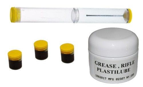 1oz jar Plastilube with 3 Grease pots and M1 Oiler, M1 Garand Rifle ...