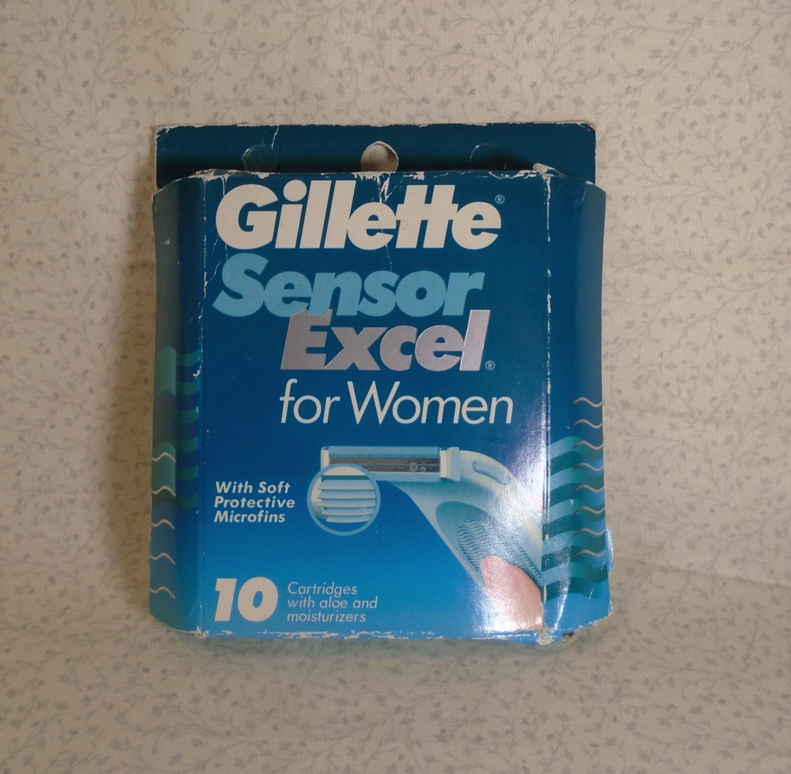 Gillette Sensor Excel for Women Razor Blade Refills 10 Cartridges Rare ...