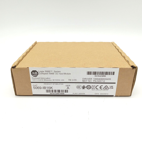 Allen-Bradley 5069-IB16K Ser A Logix 5000 Input Module *2022 -FACTORY ...