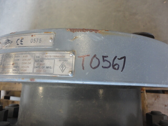 KF Industries V319-199A6AG8 Ball Valve 8" 600 RF Flanged WCB W/ Ledeen ...