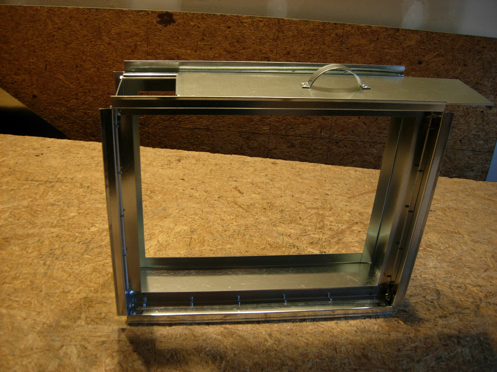 Return Air Filter Rack for filter 25 x 16 x 4" ,dual flange.HVAC. Long ...