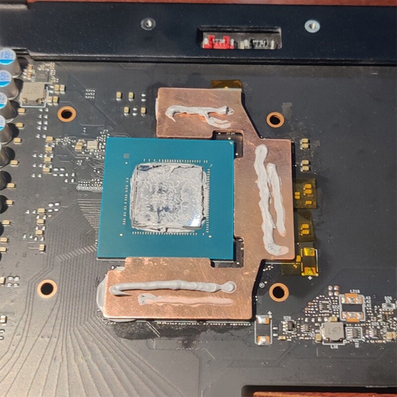 GPU VRAM Thermal Pad With GPU Water Block 3060ti 3070ti Graphics Card ...