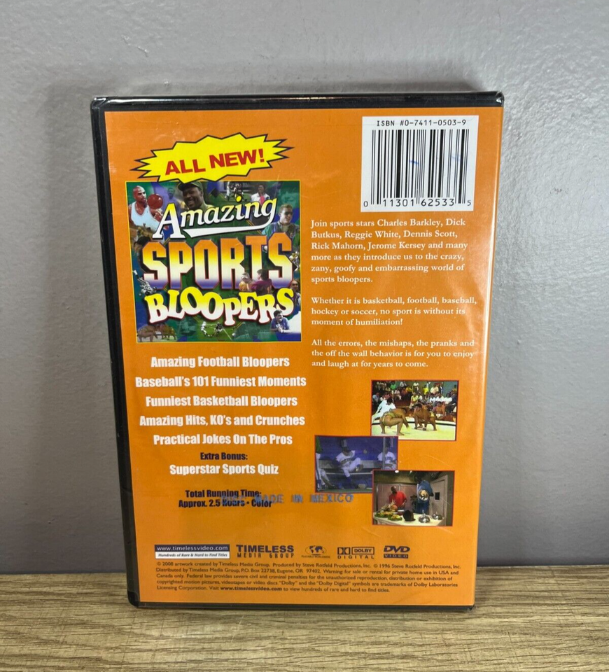 Amazing Sports Bloopers - DVD - Brand NEW Sealed 11301625335 | eBay