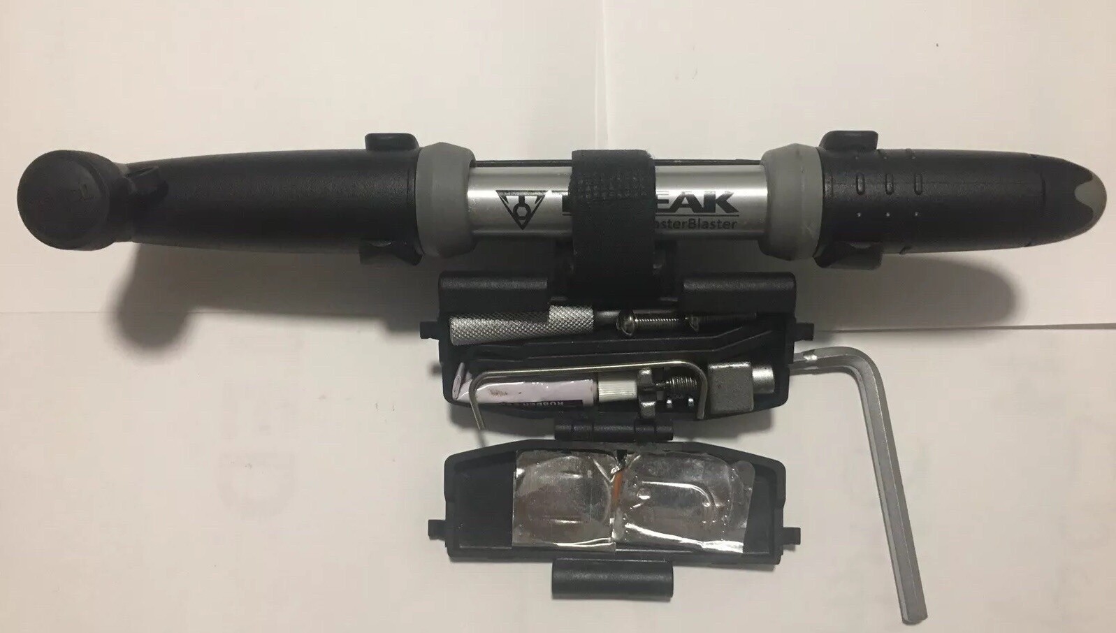 TOPEAK Mini Master Blaster w/ Emergency Tool Kit Frame Fit Bike Pump | eBay