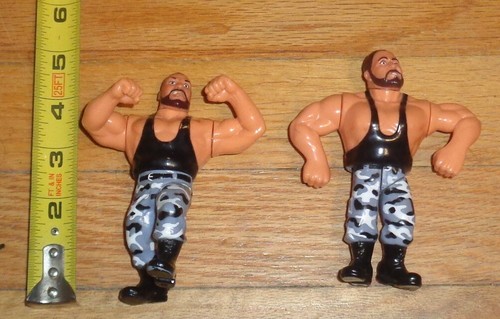 1991 WWF WWE Hasbro Bushwhacker Luke Williams Butch Miller Wrestling ...