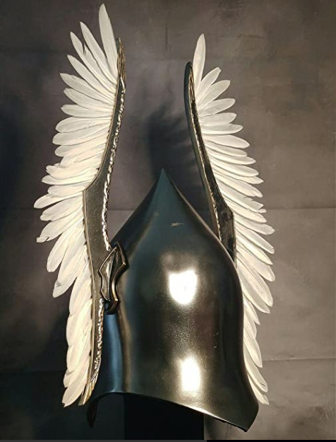 Fountain Guard Armor viking Helmet with Wings for SCA, LARP, Role Play ...