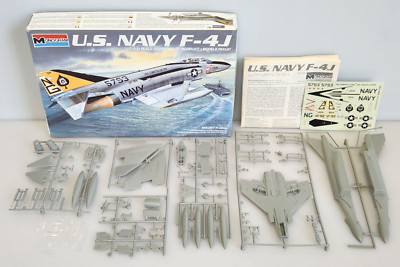 1985 Monogram U.S. Navy F-4J 1/72 Scale Plastic Jet Model Kit 5440 Open ...