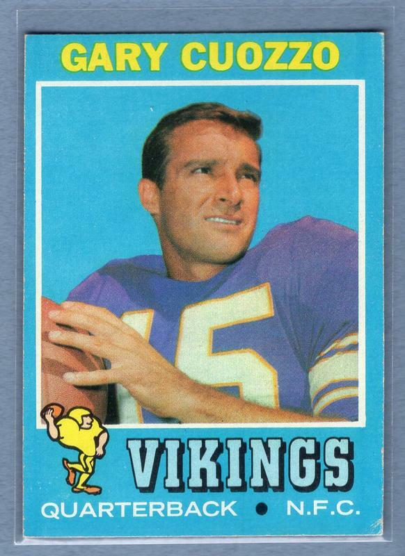 1971 Topps #18 Gary Cuozzo EX-MT GO244 | eBay