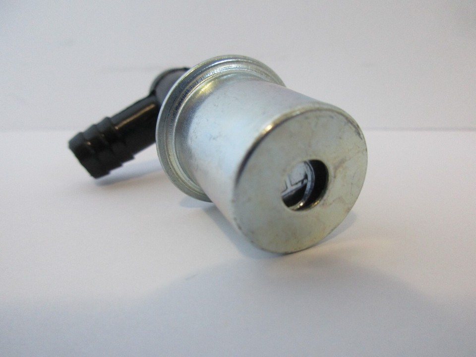 BLACK VALVE COVER BREATHER/90deg PCV SMALL BLOCK CHEVY 283,327,350 ...