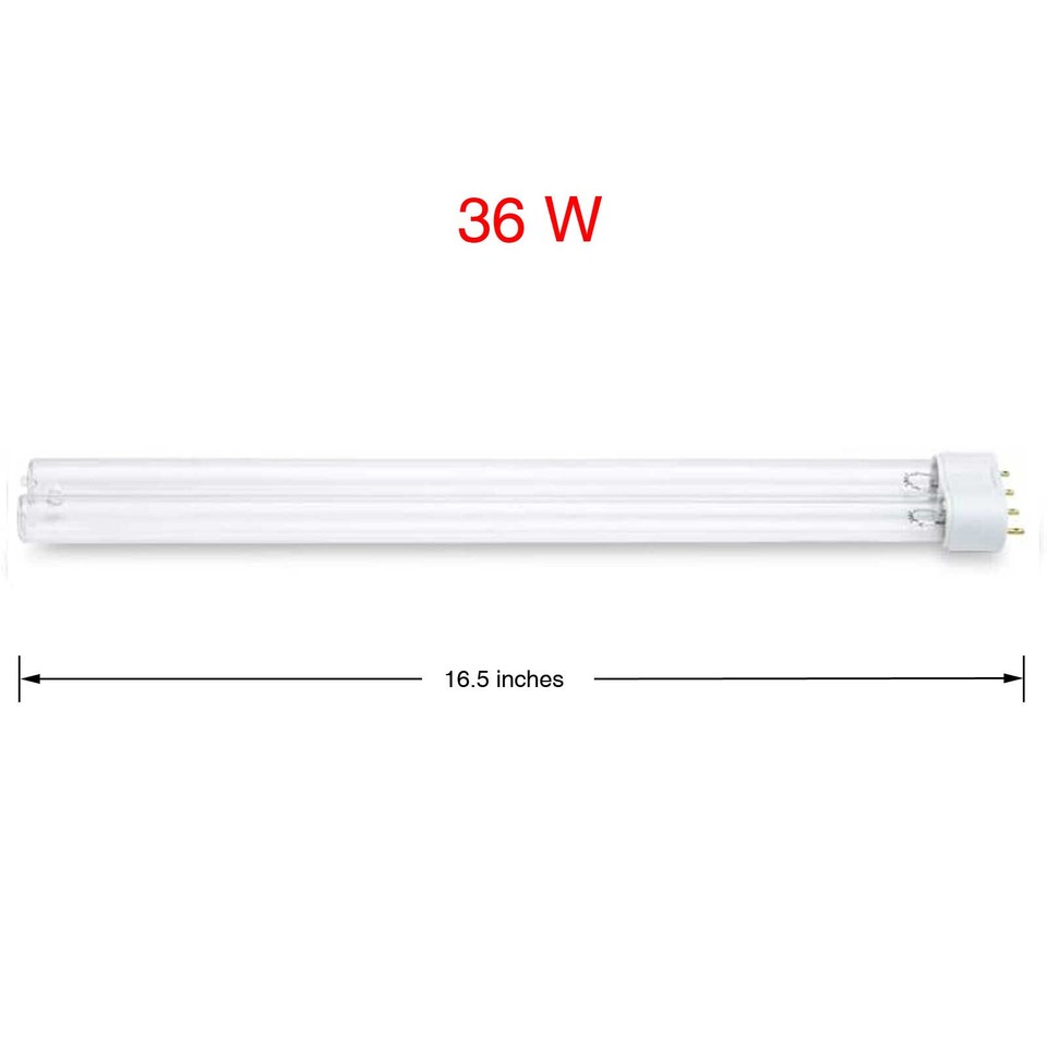 4x Ultraviolet Germicidal 36W UV Bulb Light Replacement for 2G11 Lamp ...
