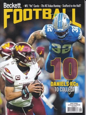 September 2025 Beckett Football Price Guide Magazine Vol 38 No 9 Jayden ...