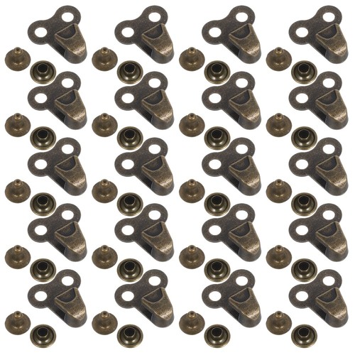 20 Pcs Shoe Repair Rivets Boot Eyelets Lace Hook Replacements Man Kits ...
