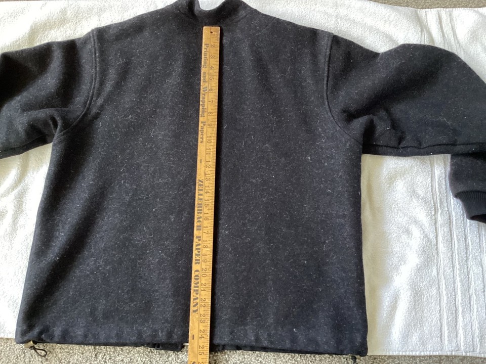 Vintage Filson Mackinaw Wool Jacket Liner | Black / Charcoal | Mens Sz ...