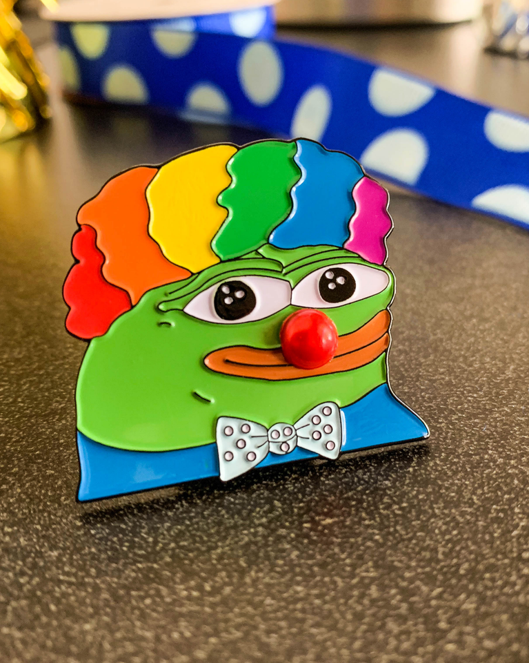 Honkler Clown World Enamel Pin |Limited Edition Lapel / Hat 4chan meme ...