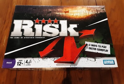Risk The Game Of Strategic Conquest Hasbro 2008 War Strategy Classic ...