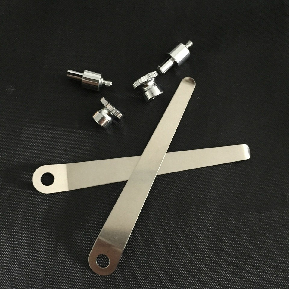 Pair Microscope Tablet Slides Clip Stage Presser Pressure Holder ...