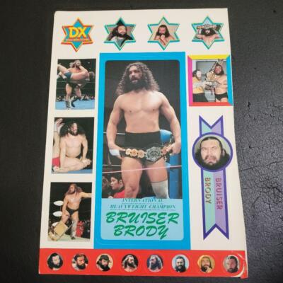 Deluxe Pro Wrestling Appendix Bruiser Brody Sticker | eBay