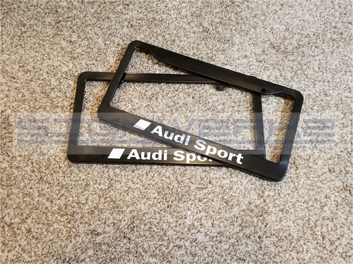 Audi Sport Audi License Plate Frame RS3 TTRS R8 A4 S4 TT S5 Q5 SQ5 Q7 ...