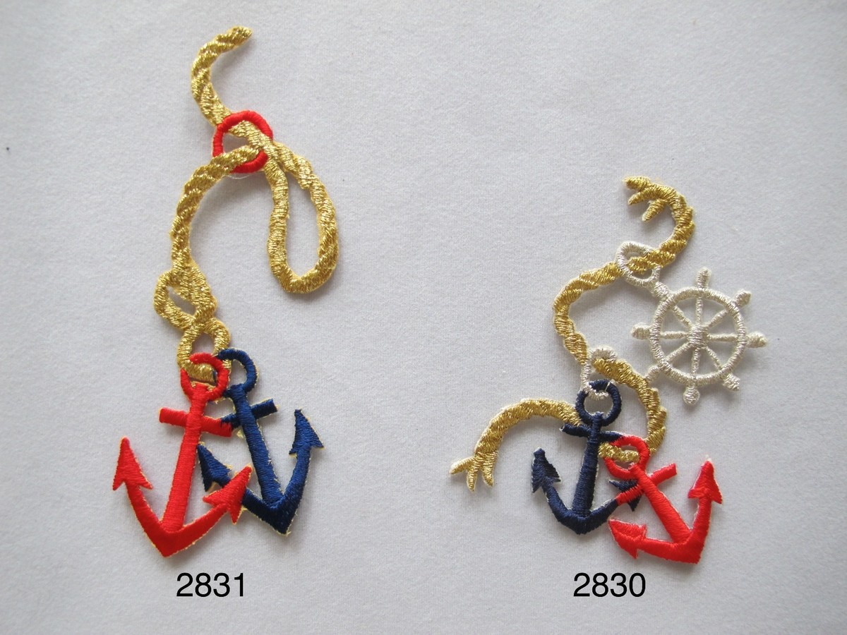 Red Anchor With Rope