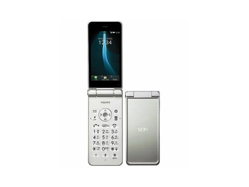SHARP AQUOS KEITAI 2 601SH White SoftBank 4G Android Flip Phone 602SH ...