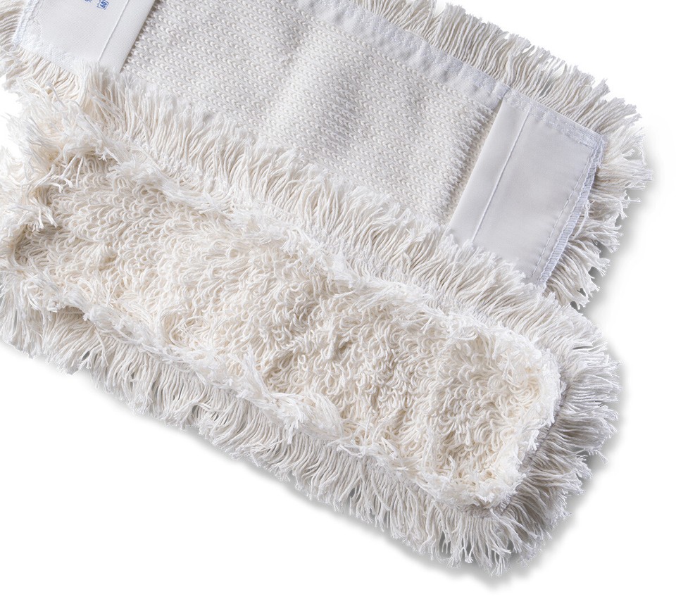 Mopptex Wischmop Set 40 cm Magnet-Klapphalter + Stiel + 3 Baumwollmop ...