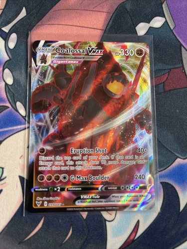 Coalossal Vmax 99/185 NM/M - Pokémon Card - Vivid Voltage - Pack Fresh ...