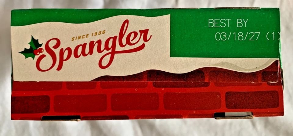 Spangler Candy Canes Natural Peppermint 12 Hand-Striped Candy Canes USA ...