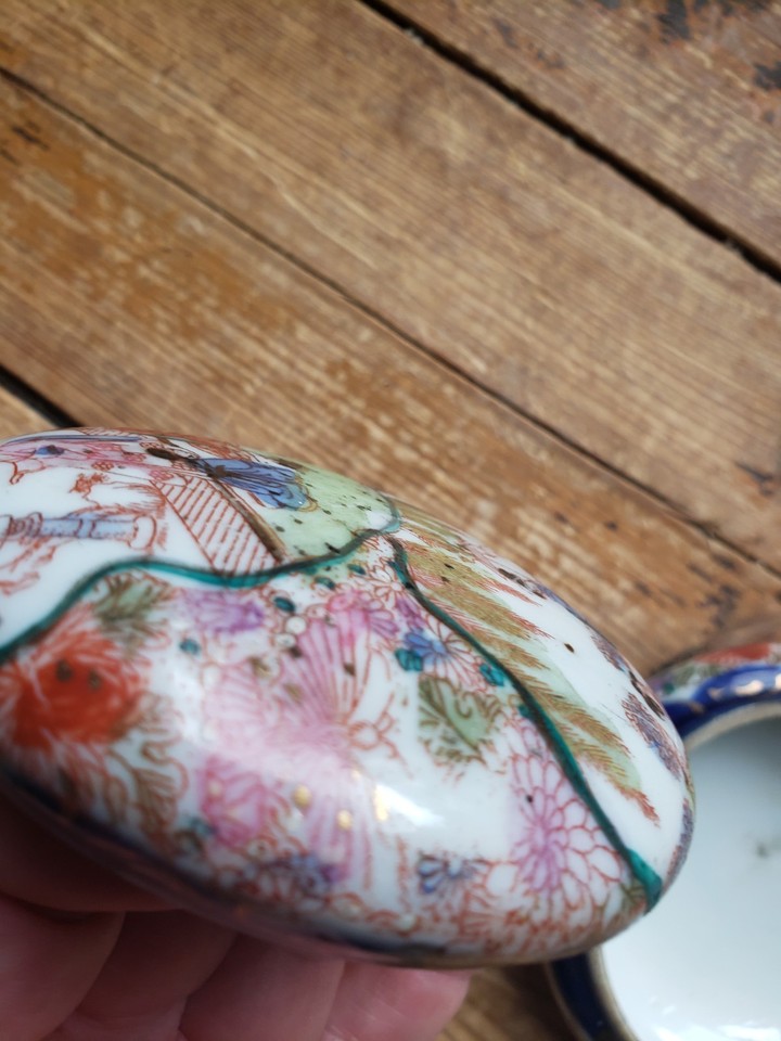 Geisha Girl, Asian Pottery, Ceramic/Porcelain Trinket Box, Beautiful | eBay