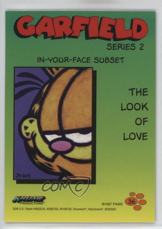 1997 Krome Garfield Series 2 Garfield Arlene #36 2a1 | eBay UK